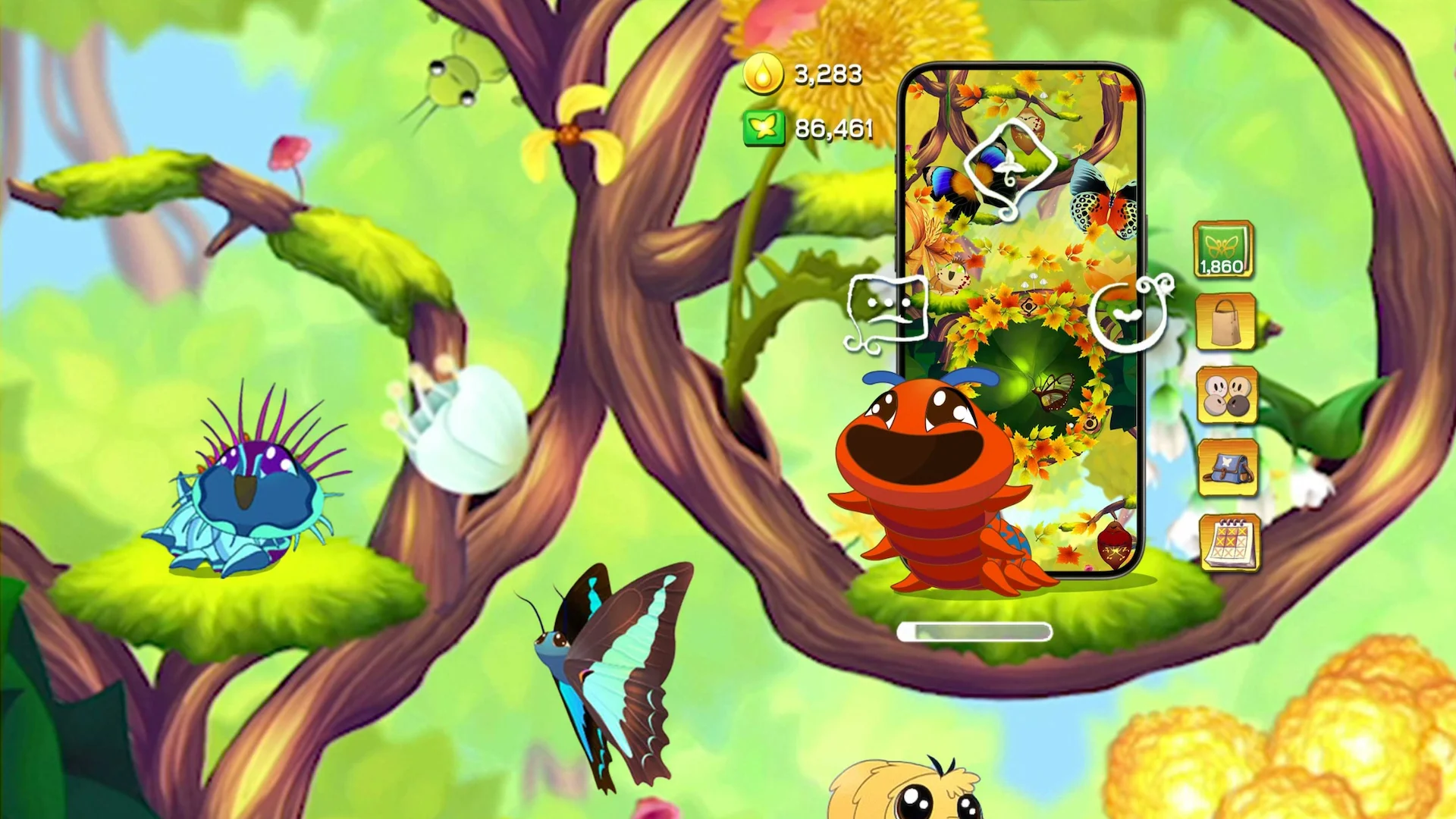 Flutter Butterflies | Mobile Game Included with Netflix