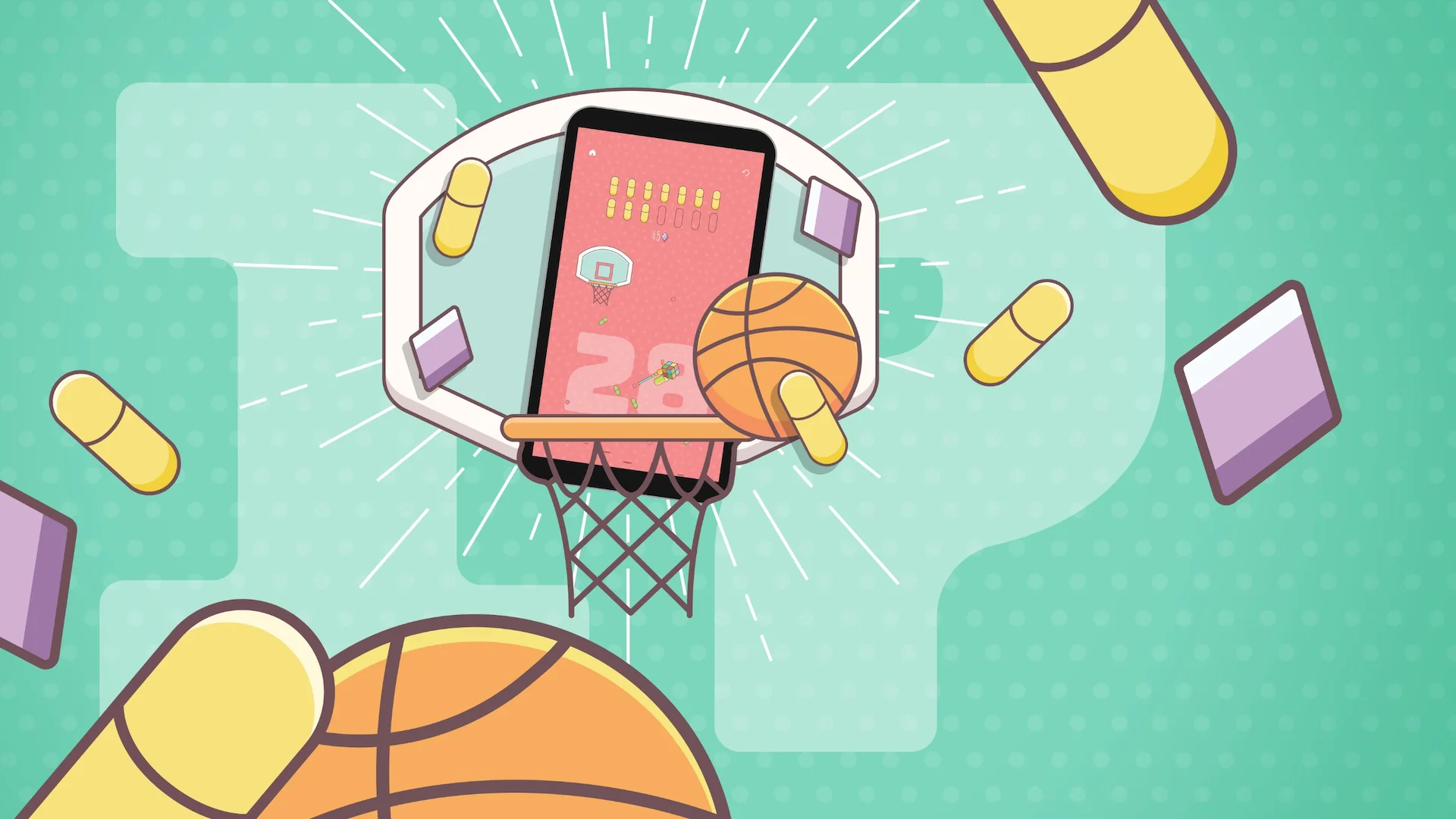 Shooting Hoops | Jeu mobile inclus avec Netflix