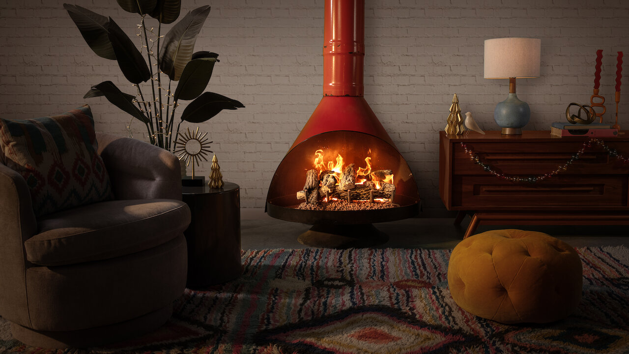 Watch Mid-Century Modern Fireplace | Netflix Official Site